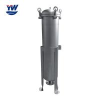 China Single Stainless Steel Bag Filter For Electroplating Industry for sale
