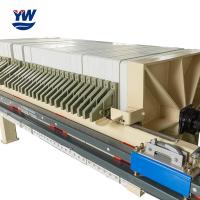 China Welded Steel Chamber Filter Press For Wastewater Treatment Plant for sale