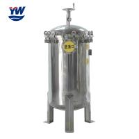China SUS304 SUS316 Stainless Steel Multi Bag Filter Housing For Water Treatment for sale