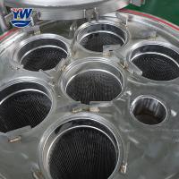 China SUS304 SUS316 Stainless Steel Multi Bag Filter Housing For Water Treatment for sale