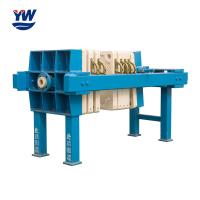 China Manual 80m2 Chamber Filter Press For Sewage Treatment Plant for sale