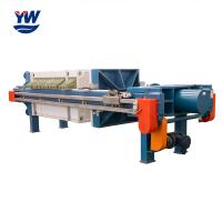 China Automatic Plate Filter Press Chamber Type PP Coating Strong Acid Chemical for sale