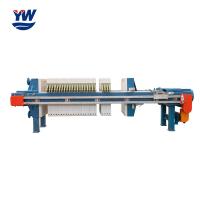 China Automatic Plate Filter Press Chamber Type PP Coating Strong Acid Chemical for sale