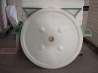 China Chamber PP Filter Plate Frame Element Round Shape Oil Filter Press Parts for sale