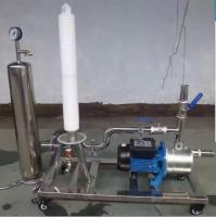 China stainless steel single cartridge filter housing styrene acrylonitrile 3/4 in npt for sale