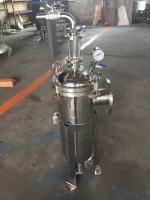 China inline bag filter housing Oil Water Separation 0.5 micron SS304 316L for sale