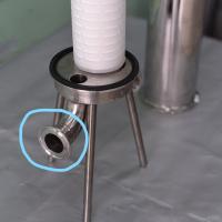 China Food Grade Stainless Steel 304 Filter Press Spare Parts Quick Install Connection for sale