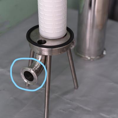 China Food Grade Stainless Steel 304 Filter Press Spare Parts Quick Install Connection for sale