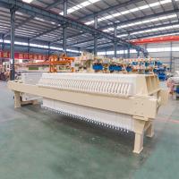 China Slurry Chamber Filter Press Equipment Sludge Automatic Drawing Plate And Frame for sale