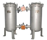 China high flow duplex filter housing Stainless Steel Recycled Rainwater Collection Impurity Removal for sale