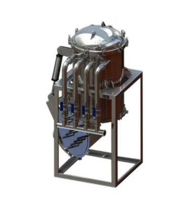 China Vertical Candle Type Filter Pharmaceutical Industry Automatic Ss304 for sale