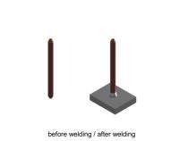 China Insulation pin (ISA)  Welding studs for drawn arc stud welding for sale