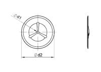 China Clip for Insulation Pin  Welding Studs for Drawn Arc Stud Welding for sale