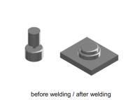 China BOLTE Welding Studs for Drawn Arc Stud Welding  Anti-Skid Knock-Off Stud for sale