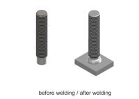 China 100mm Integrated Short Cycle Stud Bolt Welding Gun for sale