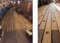 China Fitting Deck Boards on a Clipper Ship for sale