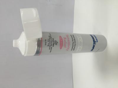 China 75ml-150ml ABL Barrier Silver Laminated Toothpaste Tube Dia38mm*144.5mm for sale