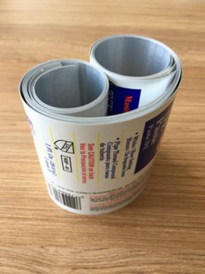 China Aluminum Foil 700m Per Roll Laminated Web For Paste Tube Packaging for sale