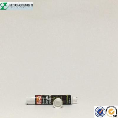 China Black Matte Surface Handling Pharmaceutical Tube Packaging , 50ml Medicine Cream Tube for sale