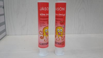 China 120g Children Plastic Barrier Laminated Tooth Paste Tube Diameter 35 , 40 Cap for sale