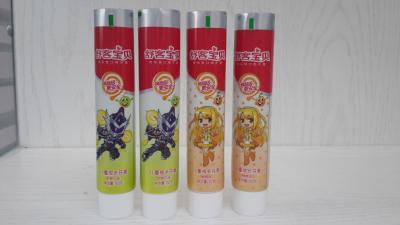 China 150mm Length Children Toothpaste Tube Aluminium Barrier Laminated With Screw Cap for sale