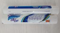 China 210g large Diameter Toothpaste Tube Plastic laminated Packaging with Transparent window for sale
