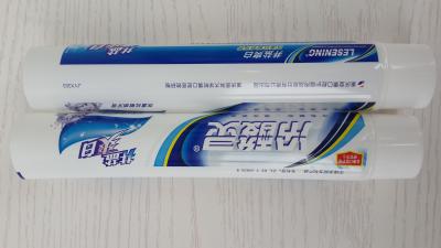 China 210g large Diameter Toothpaste Tube Plastic laminated Packaging with Transparent window for sale