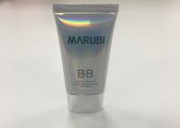 China Dia 35 Flat Oval Holographic Aluminum Laminated Cosmetic Tube For BB Cream for sale