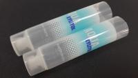 China 275 Wall Thickness Empty Toothpaste Tube Transparent Top Sealed For Hotel Line for sale