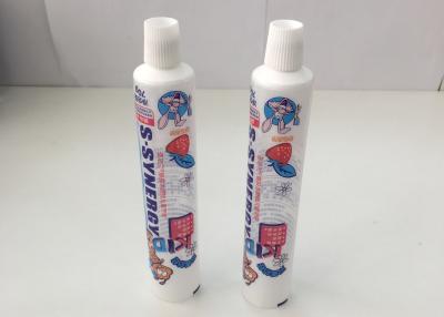 China Screw Cap D28 * 133.4mm Toothpaste Tube Eco - Friendly , 28mm Diameter for sale