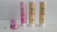 China 60G Handcream Packing Lotion Containers , Cosmetic Plastic Tube Screw On Fez Cap for sale