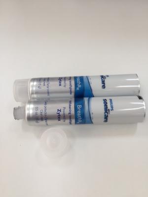 China Travel Size Aluminum Laminate Tube Toothpaste Packaging With Full Diameter Screw Cap for sale