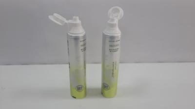 China 40ml Changing Color Printing ABL Laminated Tooth Paste Tube Packaging With Doctor Cap for sale