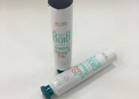China 375 Thickness Aluminum Plastic Printed Collapsible Tube With Green Screw Cap for sale
