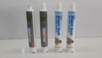 China 1.5 Oz 42.5g Laminated Pharmaceutical Tube Packaging Ribbed Screw On Cap for sale