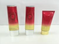 China Holographic Aluminum Barrier Laminated Cosmetic Oval Tube Prolate Cat Eyes 3D Lens for sale