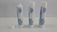 China Matt Surface Flexible Toothpaste Tube Packaging Laminated Tube Container Screw Flat Cap for sale