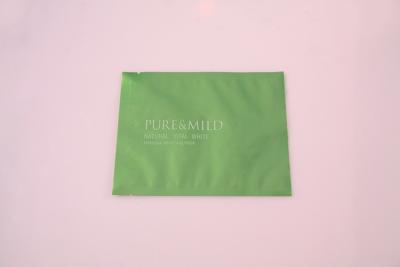 China Three Side Seal Pouch Cosmetic Packaging Pouch Bag Multi Layer Laminate For Facial Mask for sale