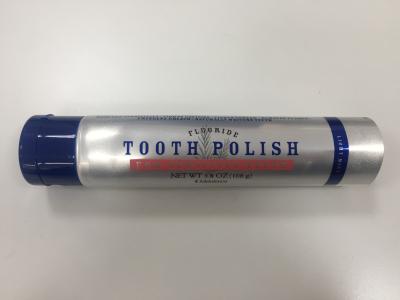 China Silver 108g-D35mm Laminate Tube Toothpaste Tube With Flip Top for sale