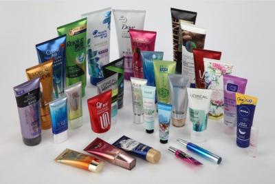 China Empty Cosmetic Packaging Tube Package Combined Flexo With Stamping for sale