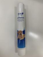 China Aluminum Barrier Laminated Toothpaste Tube For Pet Care With Matt Flip Top Cap for sale