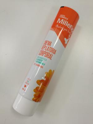 China Standup Cap Empty Laminated Aluminum Toothpaste Tube Customized Length for sale