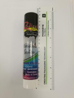 China Transparent Color Acrylic Paint Pbl Tube Packaging Diameter 35 For 3 Oz for sale