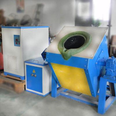 China IGBT Induction Melting Furnace 45-160kW for Steel Iron Copper Aluminum 1-100kg for sale