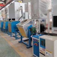 China 70kw 100kg Induction Melting Furnace for Brass Copper Scrap Cast Iron Metal for sale