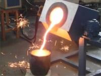 China LSZ-70 70kw Induction Melting Furnace for Steel Brass Scrap 25kg Capacity for sale