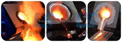 China Induction Melting Furnace 45KW 1-100kg for Copper Aluminum Iron Steel Brass Bronze for sale