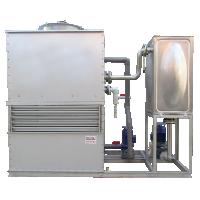 China Energy Saving Closed Cooling Tower 60000Kcal/h 8m³/h for Induction Melting Furnace for sale