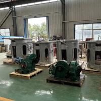 China 1 Ton Electric Melting Furnace for Scrap Aluminum and Iron Foundry 380V for sale