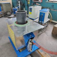 China 70kw 100kg Induction Melting Furnace for Steel Brass Copper Scrap Metal for sale